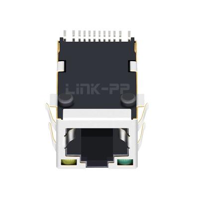 Cina Pulse J3006G21DNL Compatibile LINK-PP LPJ3094ABNL 10/100 Base-T Tab Up Verde/Giallo LED SMD RJ45 Jack Connessione in vendita