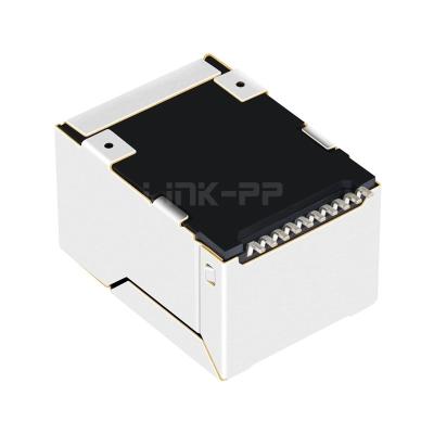Cina Pulse JXD6-0002NL Compatibile LINK-PP LPJ19434BCNL 10/100 Base-T Verde/Verde LED Tab Up Cina SMT RJ45 connettore Fornitori in vendita