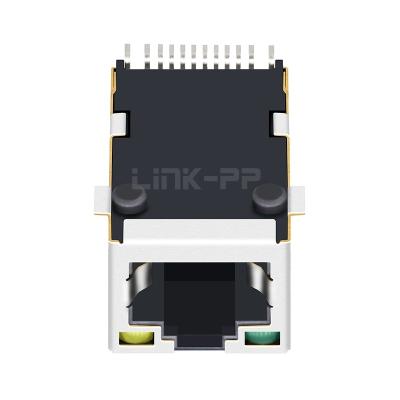 Cina Impulso J3026G01D Compatibile LINK-PP LPJ3026BBNL 10/100 Base-T Tab Up Verde/Giallo LED SMD Modular Connector RJ45 in vendita
