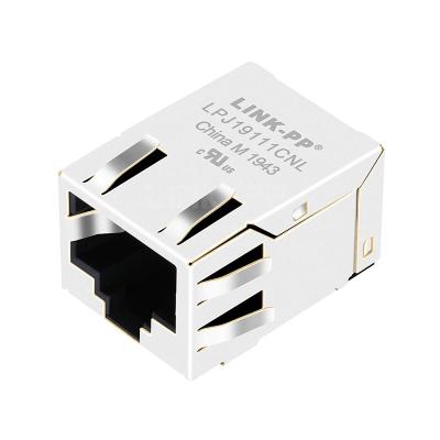 Cina Impulso J0C-0006NLT Compatibile LINK-PP LPJ19111CNL 10/100 Base-T senza LED Tab Down SMD Network RJ45 in vendita