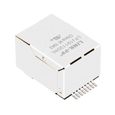 中国 パルスJ0C-0003NLT コンパティブル LINK-PP LPJ19113DNL 10/100 ベース-T LEDタブなし SMT RJ45コネクタストック 販売のため