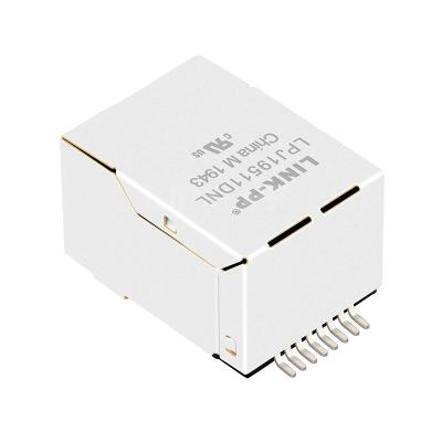 Cina Impulso JX0C-0005NL Compatibile LINK-PP LPJ19511DNL 10/100 Base-T senza LED Tab Down SMT Shielded Connector RJ45 in vendita