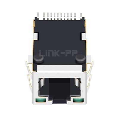 Cina Pulse J3018G21KNL Compatibile LINK-PP LPJ19318ACNL 10/100 Base-T Tab Up Verde/Verde LED SMT RJ45 Ethernet Connector in vendita