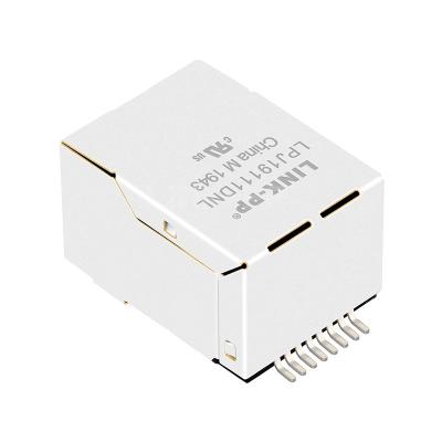 Cina Impulso J0C-0005NL Compatibile LINK-PP LPJ19111DNL 10/100 Base-T senza LED Tab Down SMD RJ45 Specifica del connettore in vendita