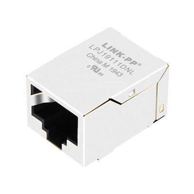 Cina LPJ19111DNL 10/100 Base-T senza LED Tab Down SMD RJ45 Connector femminile in vendita