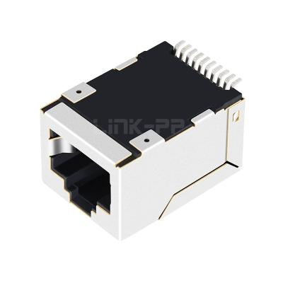 Cina LPJ19201DNL 10/100 Base-T Tab Up 1x1 Port SMT RJ45 connettore senza LED in vendita