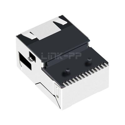 Cina LPJG19662AGNL 100 base-T SMT RJ45 connettore Tab Up in stock giallo/verde LED in vendita
