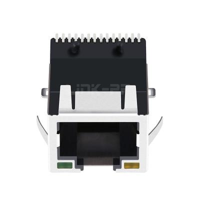 Cina LPJG19662AGNL 100 base-T SMT RJ45 connettore Tab Up in stock giallo/verde LED in vendita