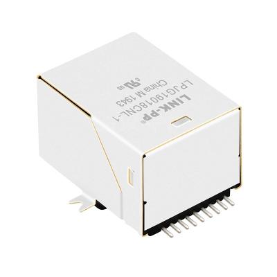 Cina MRJG-11S771TRS Compatibile LINK-PP LPJG19018CNL-1 Tab Up Single Port SMT RJ45 Magjack senza led in vendita