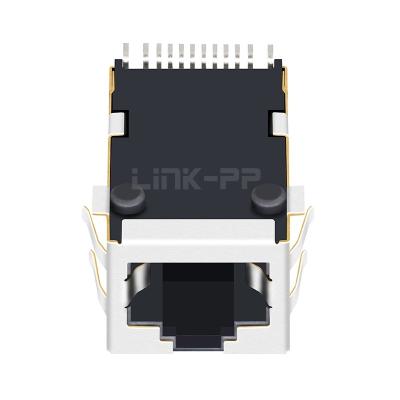 Cina LPJM19434CNL 2.5G Base-T 1X1 Port Tab Up SMT RJ45 Magjack Connector femminile senza led in vendita