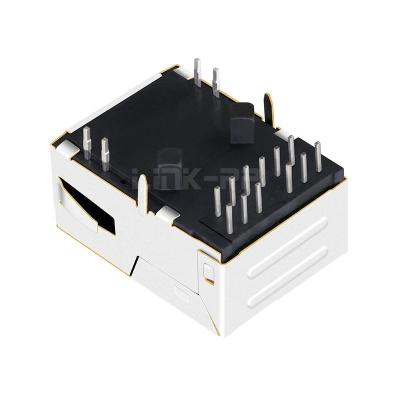 Cina Hanrun HR911001C Compatibile LINK-PP LPJK7008ALNL 100 Base-T Low Profile RJ45 Connector con LED in vendita