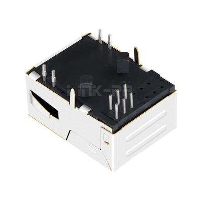中国 Belfuse L829-1X1T-ED 互換 LINK-PP LPJK7401AONL 10/100 ベース-T オレンジ&グリーン/イエロー LED タブアップ 低プロフィールネットワークコネクタ RJ45 販売のため