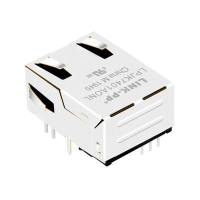 中国 Belfuse L829-1X1T-ED 互換 LINK-PP LPJK7401AONL 10/100 ベース-T オレンジ&グリーン/イエロー LED タブアップ 低プロフィールネットワークコネクタ RJ45 販売のため