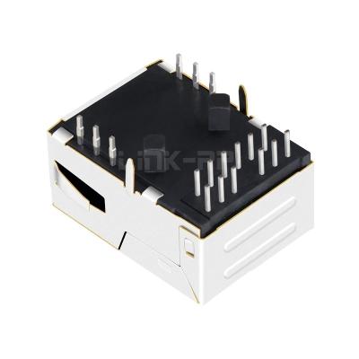 Cina Impulso JT4-1108HL Compatibile LPJK9002A83NL 10G Base-T Single Port Low Porfile RJ45 Connector in vendita