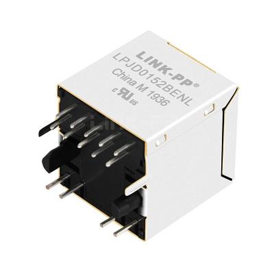 Cina Belfiore SI-46004-F Compatibile LINK-PP LPJD0152BENL 10/100 Base-T Verticale RJ45 Fastjack Verde e giallo LED in vendita