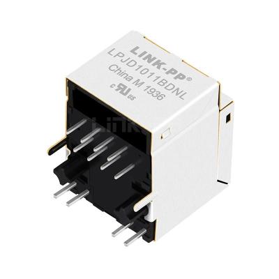 Cina Halo HFJV1-2450-L21RL Compatibile LINK-PP LPJD1011BDNL 10/100 Base-T LED giallo/verde Verticale rj45 attraverso il connettore in vendita