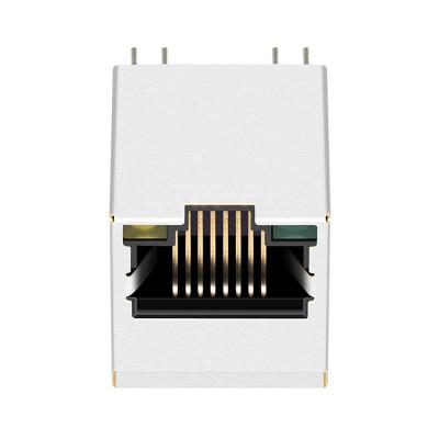 Cina Halo HFJV1-2450-L21RL Compatibile LINK-PP LPJD1011BDNL 10/100 Base-T LED giallo/verde Verticale rj45 attraverso il connettore in vendita