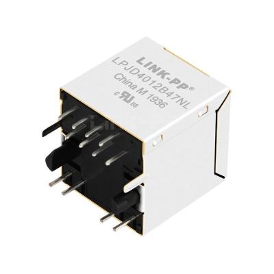Cina Tyco 2301995-3 Compatibile LINK-PP LPJD4012B47NL 10/100 Base-T Green&Yellow/Green&Yellow Led Vertical RJ45 Modular Jack Connectors in vendita