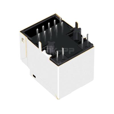 Cina LPJD5153BHNL 10/100 Base-T Verticale RJ45 Mag Jack Con PoE Verde/Giallo LED in vendita