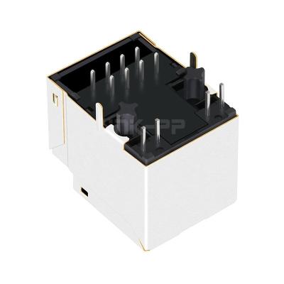 Cina LPJD5013BGNL 10/100 Base-T Giallo/verde Led Verticale RJ45 Magjack Connector in vendita