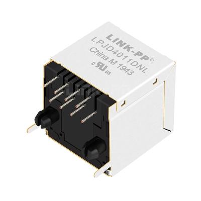 China LPJD4011DNL 10/100 Base-T zonder LED Verticale RJ45 Jack Te koop