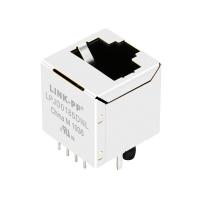 China LPJD0185DNL 10/100 Base-T Without LED Vertical RJ45 Jack Top Entry for sale