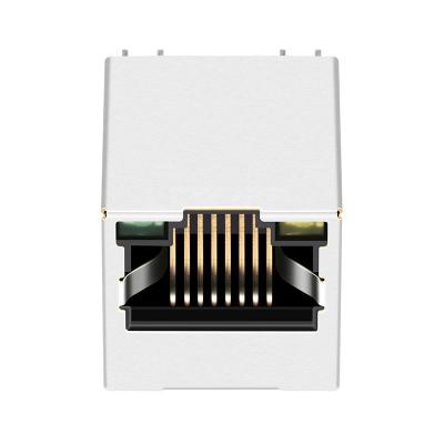 Cina LPJD4012BHNL 10/100 Base-T Verticale RJ45 Jack Con Magnetismo Integrato Verde&Giallo LED in vendita