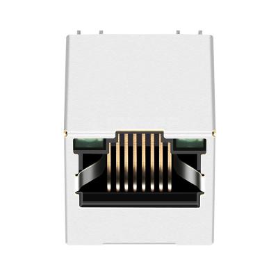 Cina LPJD0011BFNL 10/100 Base-T RJ45 connettore Ethernet verticale LED verde/verde in vendita