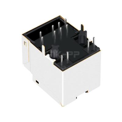 Cina LPJD5189BFNL 100Base-T Vertical Integrated RJ45 Magjack con LED verde/verde in vendita