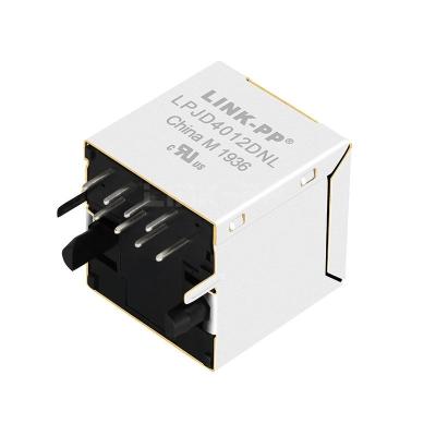 China Pulse JXD2-0Z14NL Compatibel LINK-PP LPJD4012DNL 100 Base-T Verticale RJ45 Mag Jack Zonder LED Te koop