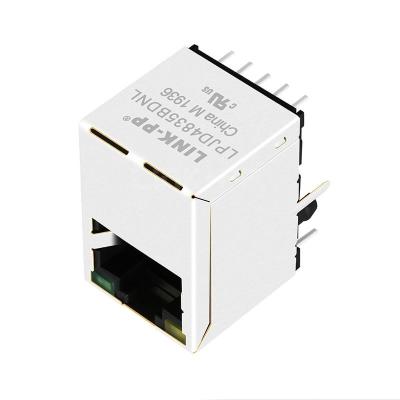 Cina V890-1AX1-Y5 Compatibile LINK-PP LPJD4835BDNL 10/100/1000 Base-T Giallo/Verde LED Verticale RJ-45 in vendita