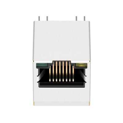 Cina Halo HFJV1-E1G01-L12RL Compatibile LINK-PP LPJD4713BENL 10/100/1000 Base-T Verde/Giallo LED Verticale Industrial RJ45 Ethernet Connector in vendita