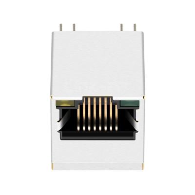 Cina Halo HFJV1-1G41-L12RL Compatibile LINK-PP LPJD0743BDNL 10/100/1000 Base-T Verticale Industrial RJ45 Ethernet Connector LED giallo/verde in vendita