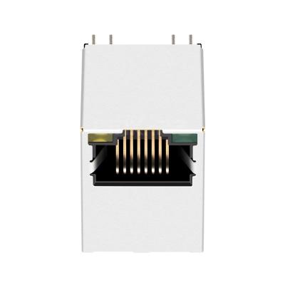 Cina Impulso JD3-0002NL Compatibile LINK-PP LPJD0834BDNL 100/1000 Base-T Giallo/Verde Led Verticale RJ45 Connector Socket in vendita