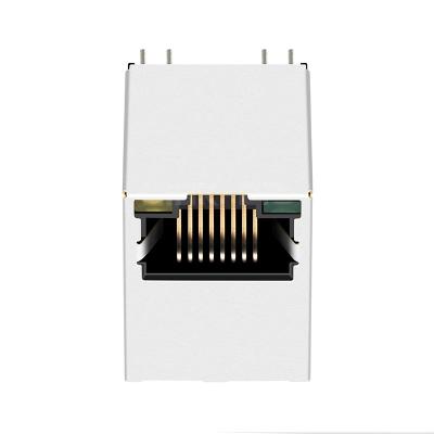 Cina PULSE JXD3-0002NL Compatibile LINK-PP LPJD4834BDNL 10/100/1000 Base-T Giallo/Verde LED Verticale Lan Ethernet RJ45 in vendita