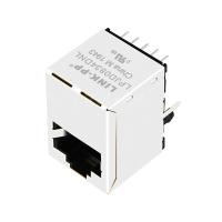 China LPJD0834DNL 10/100/1000 Base-T Without LED Vertical RJ45 Surface Mount Socket for sale