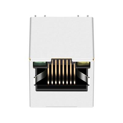 Cina LPJD4608BHNL 10/100/1000 Base-T Verde/Giallo LED Verticale Ethernet RJ45 Jack in vendita