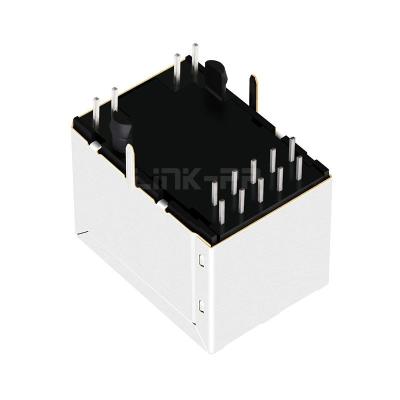 Cina LPJD0820BENL 1000 Base-T RJ45 Jack verticale con LED verde/giallo in vendita