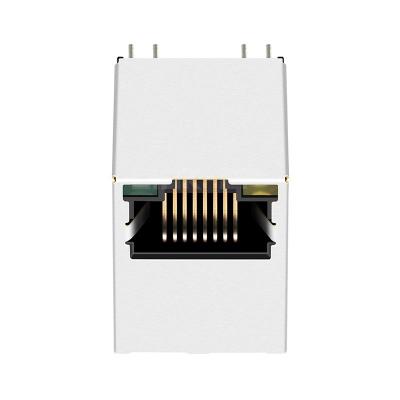 Cina LPJD0820BENL 1000 Base-T RJ45 Jack verticale con LED verde/giallo in vendita