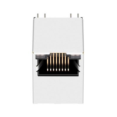 中国 LPJD4835B51NL RJ45 垂直イーサネットジャック 10/100/1000 ベースT グリーン&イエロー/イエロー&グリーン LED 販売のため