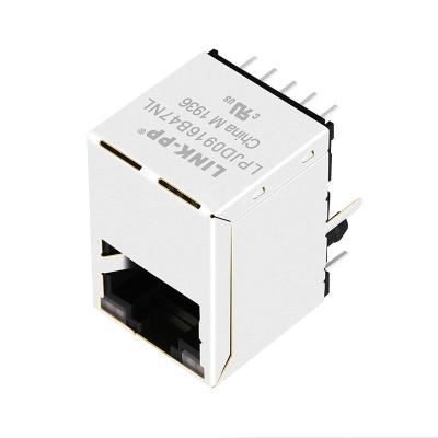 Cina LPJD0916B47NL Verticale RJ45 Magjack con LED giallo/verde base-T 100/1000 in vendita