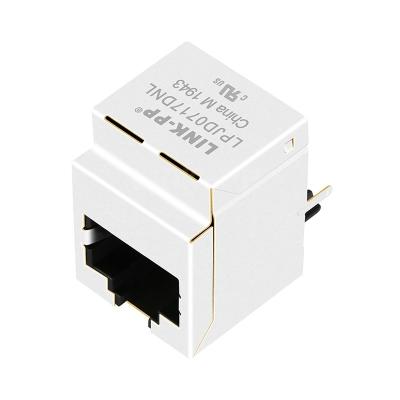 中国 Halo HFJV1-1G06RL コンパティブル LINK-PP LPJD0717DNL 1000ベースT垂直RJ45電磁コネクタ 販売のため