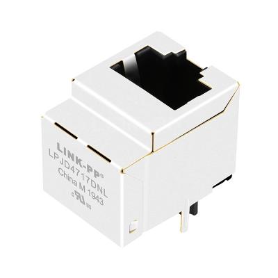 Cina LPJD4717DNL 1000 Base-T Vertical MagJack Gigabit RJ45 connettore senza LED in vendita