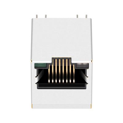 Cina Halo HFJV1-1G41-L51RL Compatibile LINK-PP LPJD0743B30NL 1000 Base-T RJ45 Magnetics Gigabit Verticale Jack Con LED Verde/Giallo in vendita