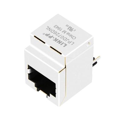 Cina LPJD0726DNL 1000 Base-T Gigabit Verticale RJ45 MagJack senza LED in vendita
