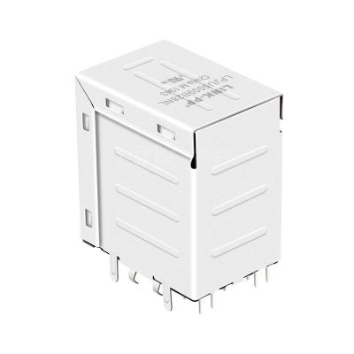 Cina Belfuse C893-1AX1-E1 Compatibile LINK-PP LPJU5009B28NL 10/100 Base-T Tab Up LED verde/giallo con connettore USB RJ45 doppio in vendita