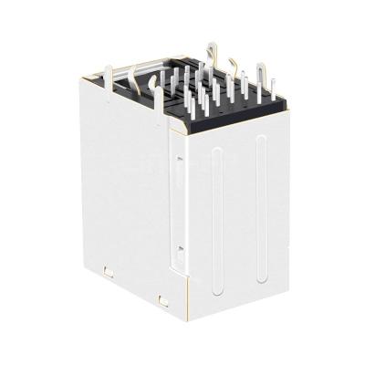 Cina Impulso JW0-0013NL Compatibile LINK-PP LPJU5303BONL 100/1000 Base-T Tab Up Dual USB RJ45 Connector Verde&Arancione/Giallo LED in vendita