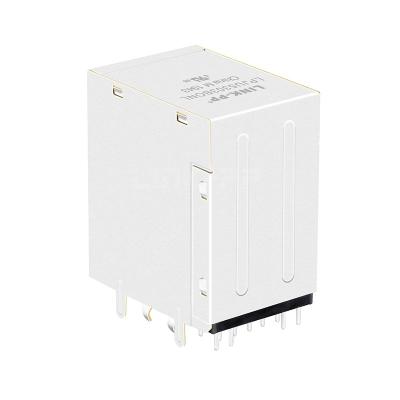 Cina Impulso JW0-0013NL Compatibile LINK-PP LPJU5303BONL 100/1000 Base-T Tab Up Dual USB RJ45 Connector Verde&Arancione/Giallo LED in vendita
