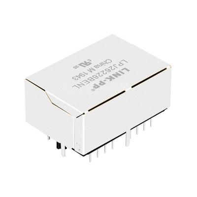 Cina YDS 62F-1207GYDNW2NL Compatibile LINK-PP LPJ26226BENL 10/100 Base-T 8p8c Tab Down Verde/Giallo LED 1x2 Port RJ45 connettore in vendita
