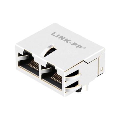 Cina LPJ21028CNL 10/100 Base-T senza LED Tab UP 1x2 Port RJ45 connettori femminili in vendita